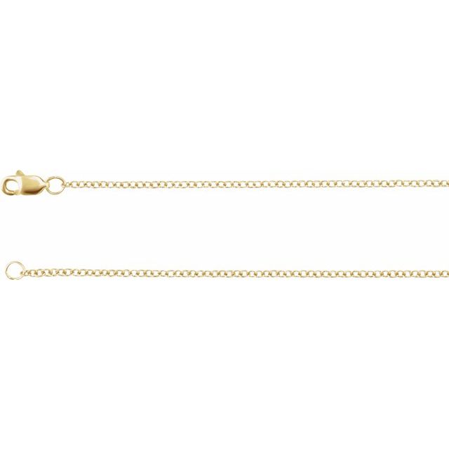14kt yellow gold filled 16"-18" 1.5mm cable chain – Carreras Jewelers